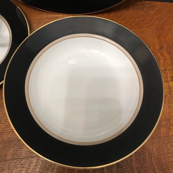 Mikasa | Dining | Mikasa Grandeur Black China Set 4 Pc | Poshmark